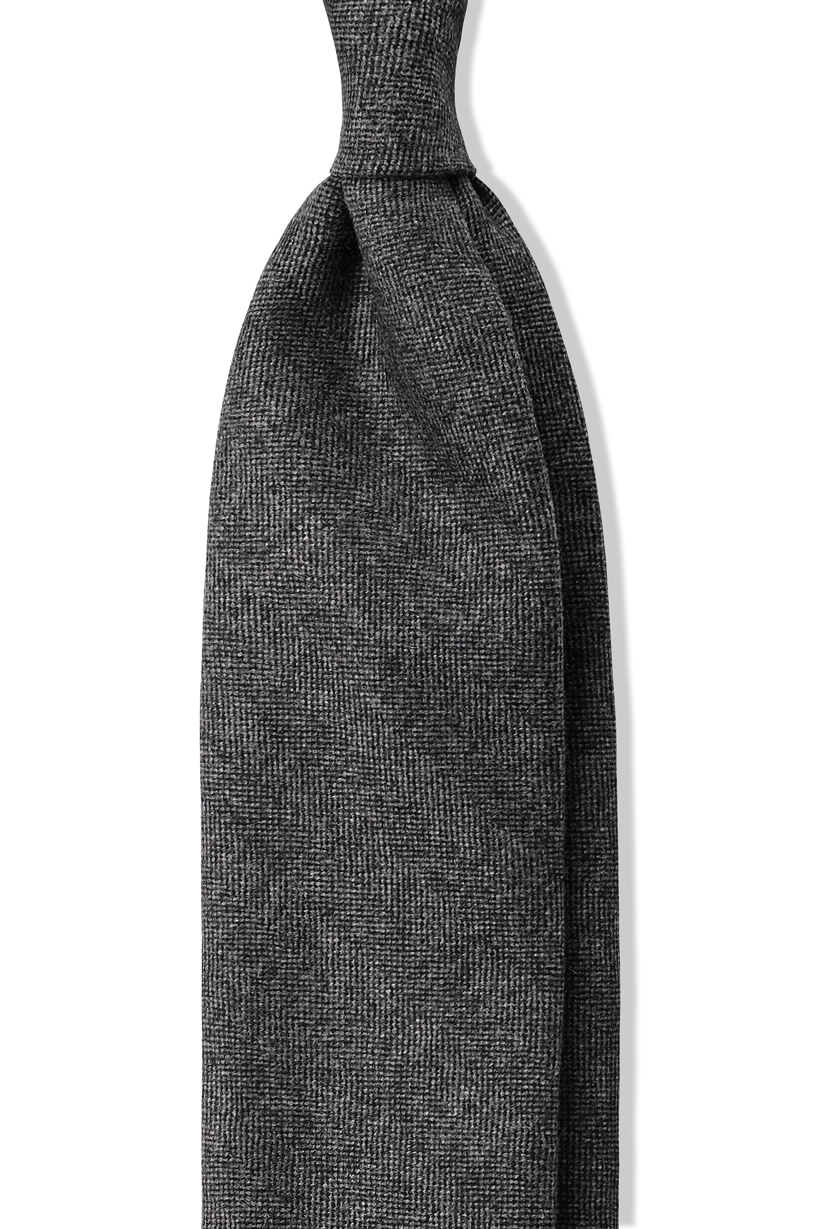 Colombo Cashmere Tie - Anthra/Grey | Brunati Como®